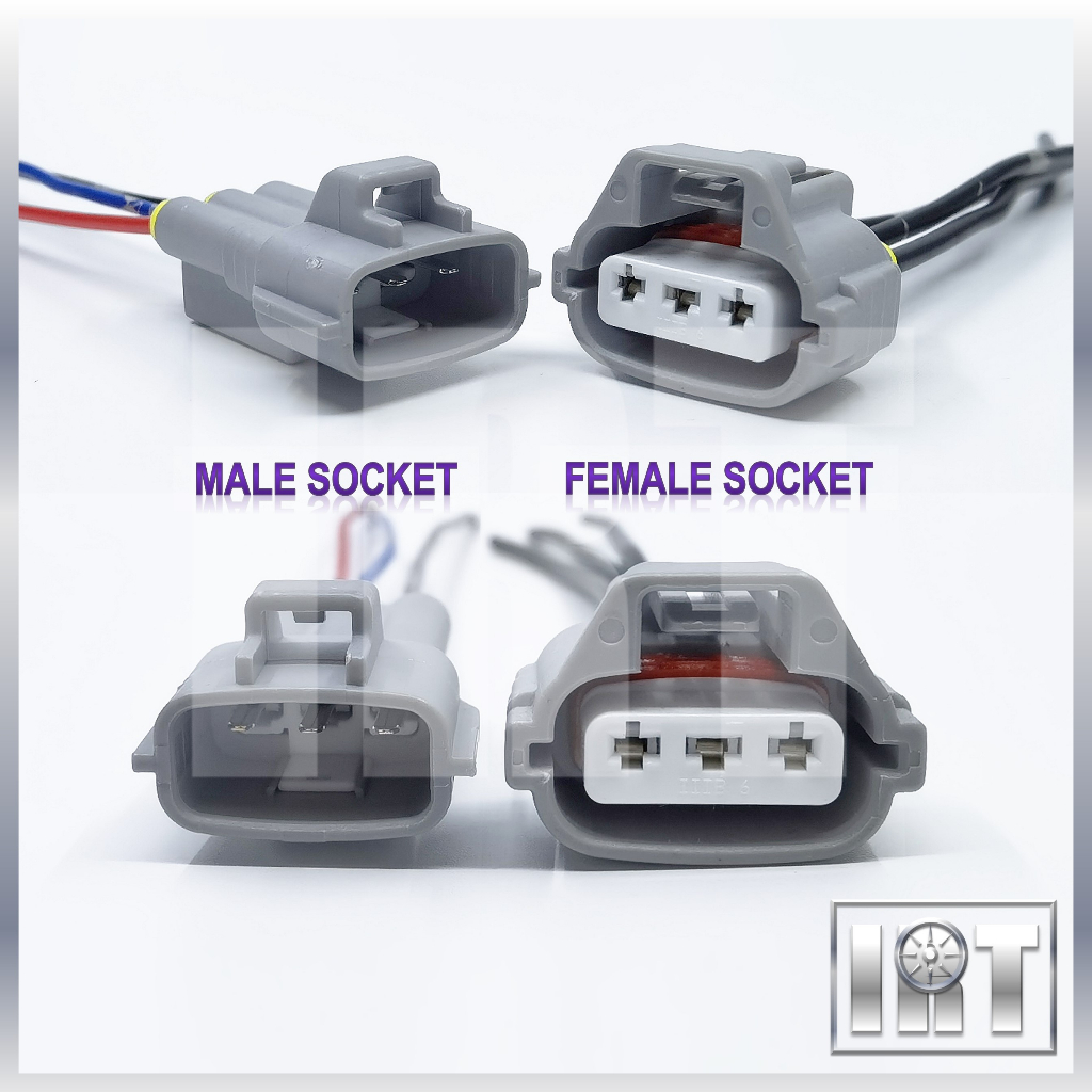 3 Pin Bulb Holder Socket Rogue Toyota Honda Lamp Light Lampu LED Kereta ...