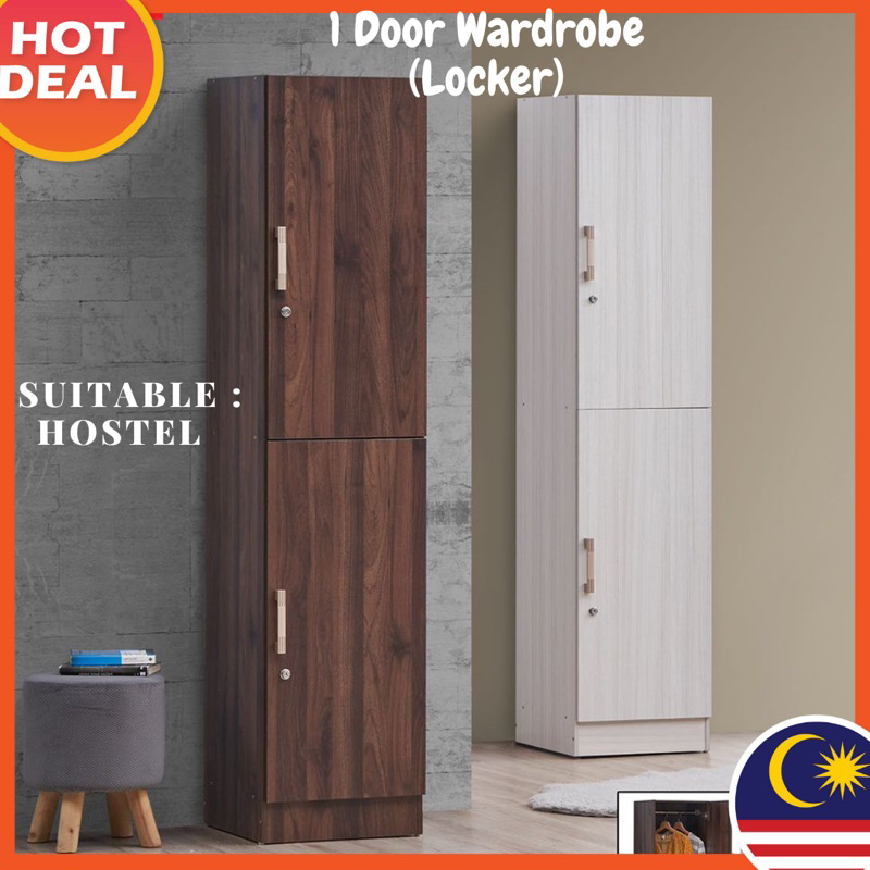 1 Door (2 Lock) Wardrobe/Locker | Shopee Malaysia