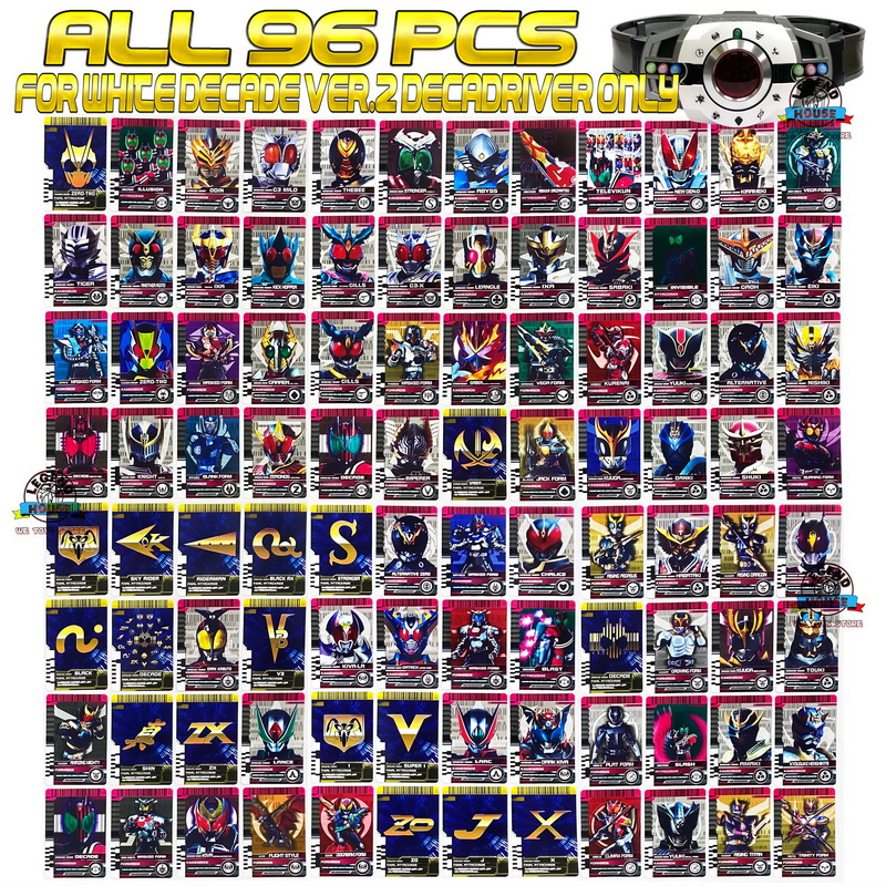 LM Brand Kamen Rider Decade Henshin Card White Decadriver Ver.2 Cards ...