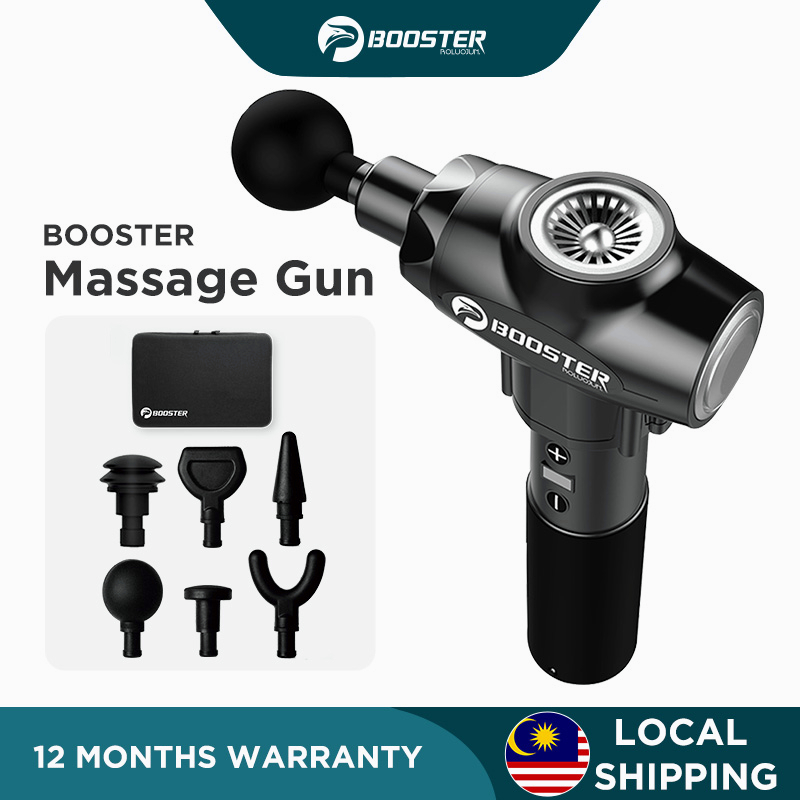 Booster E Massage Gun 2500mah 9 Level Speed Deep Tissue Percussion Massager Full Body Muscle