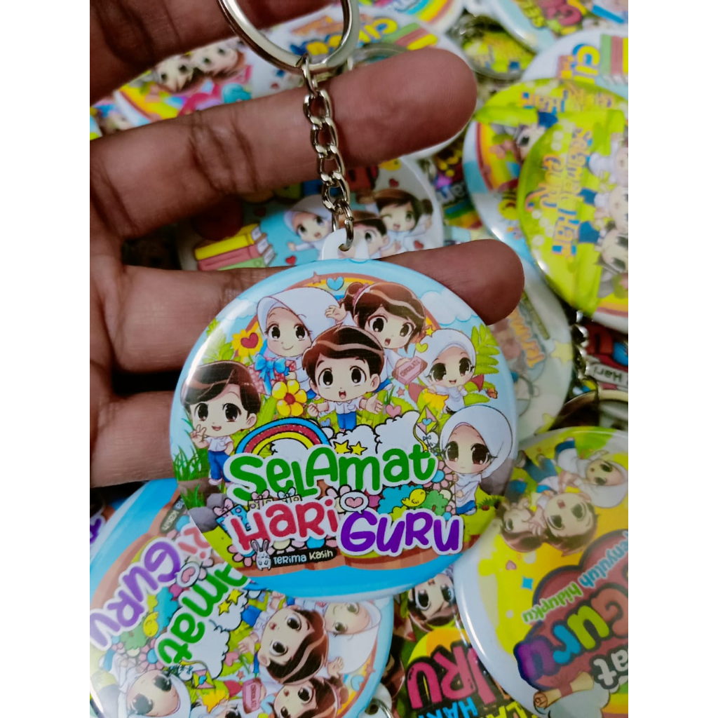 HARI GURU 2023 Keychain 58mm | Shopee Malaysia
