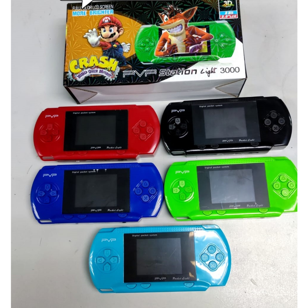 (Ready Stock) PVP Station Light 3000 Video Games Player Handheld Game ...