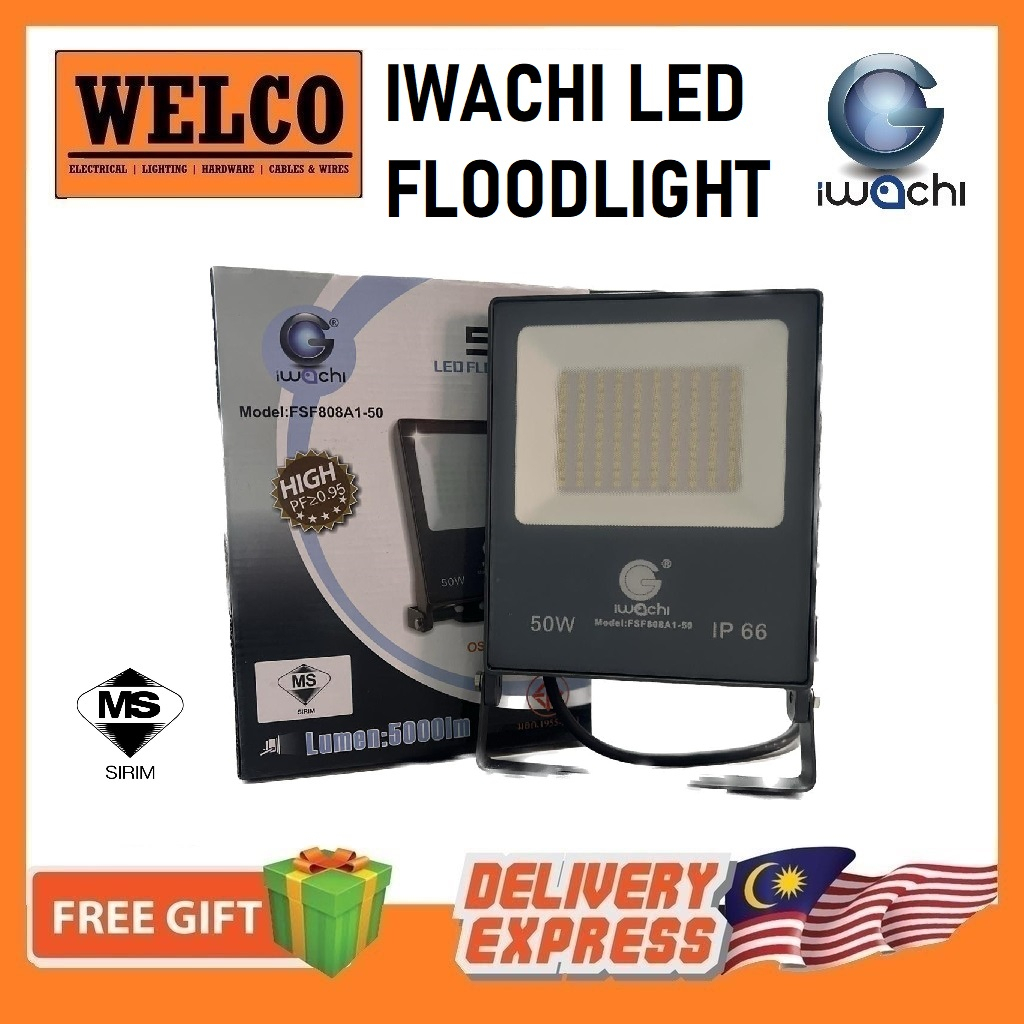 IWACHI HIGH PERFORMANCE LED FLOODLIGHT 10W~100W WITH OSRAM CHIP ...