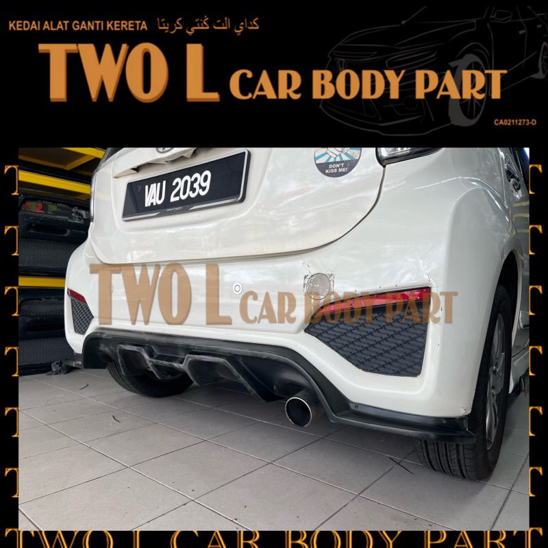 myvi icon rear diffuser pu R design | Shopee Malaysia