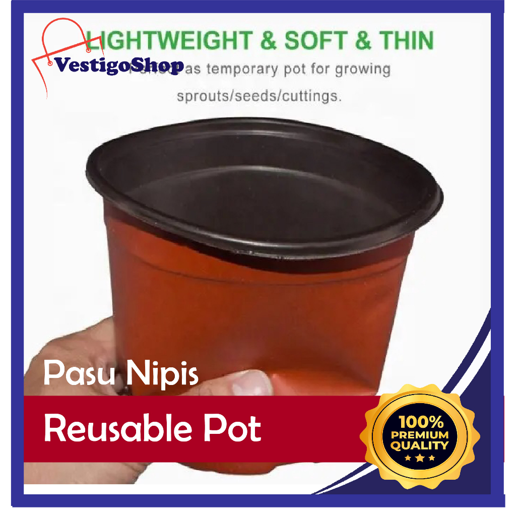 REUSABLE POT PASU NIPIS RINGAN DAN FLEXIBLE | Shopee Malaysia