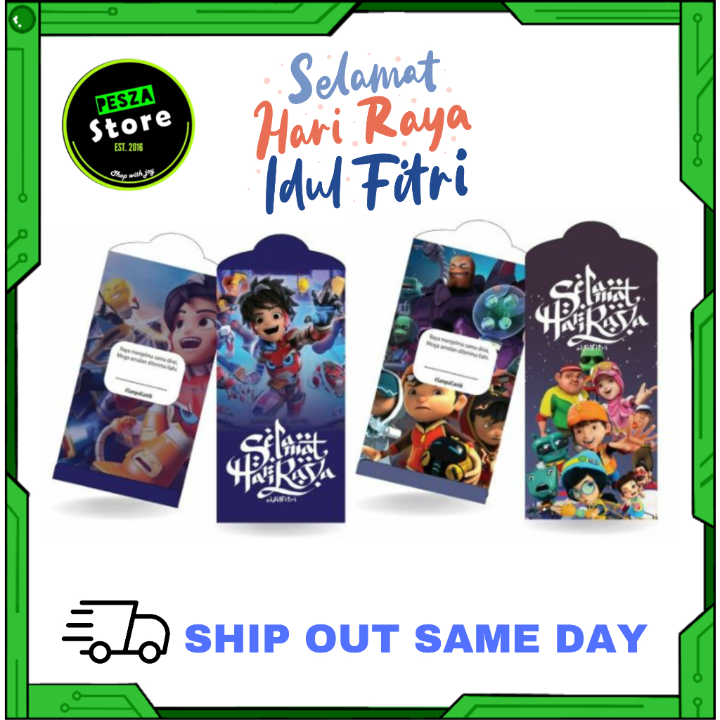 PESZA Sampul Duit Raya Viral 2023 Murah Kartun | Shopee Malaysia