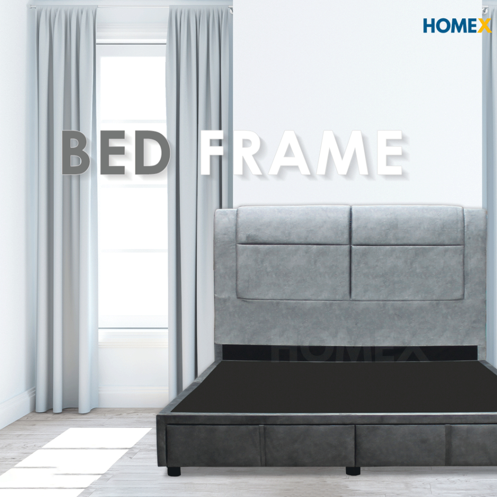 FREE INSTALL Katil Murah Queen Size Bed Frame Headboard Divan King Size ...