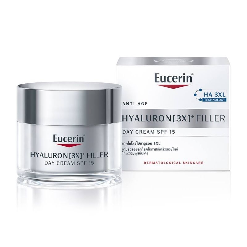 Eucerin Hyaluron Filler 3X Day Cream 20ml (NO BOX Exp 06/2025) | Shopee Malaysia