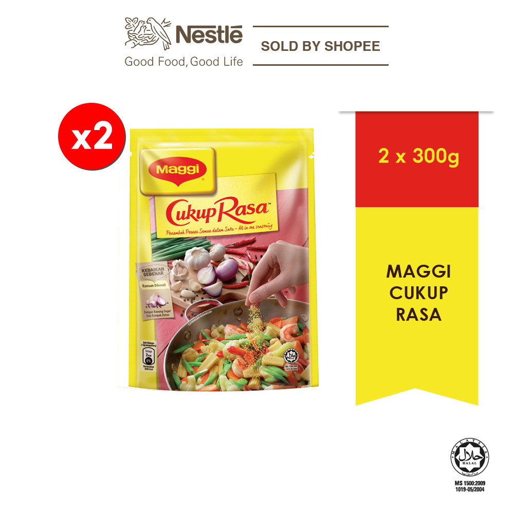 [Bundle of 2] MAGGI Cukup Rasa All-in-One Seasoning 300g (Halal ...