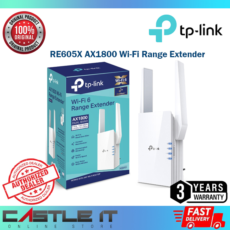 TP-LINK RE200 AC750/RE305 AC1200/RE605X AX1800/RE705X AX3000 Mesh Wi-Fi ...