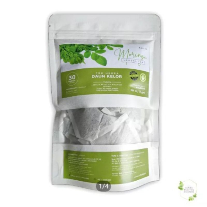 Adilla Moringa Herbal Tea/Teh Daun Kelor(30 Sachets) | Shopee Malaysia
