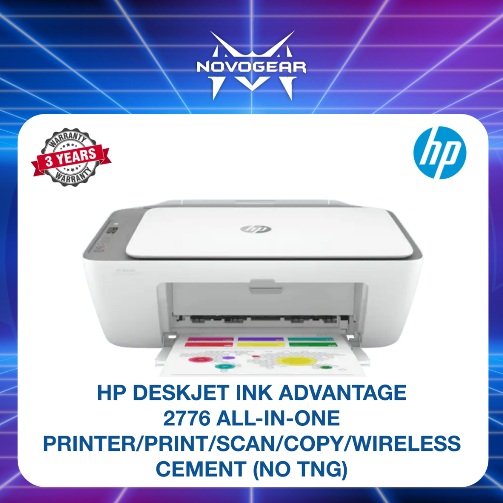HP DESKJET INK ADVANTAGE 2776 ALL-IN-ONE PRINTER(NO TNG) | Shopee Malaysia