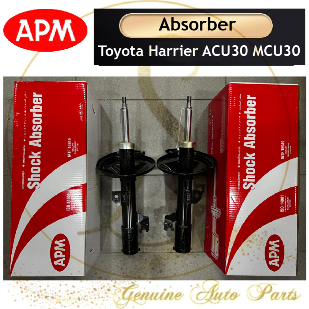 (100% ORIGINAL) APM ABSORBER TOYOTA HARRIER ACU30 MCU30 GAS SHOCK DEPAN ...