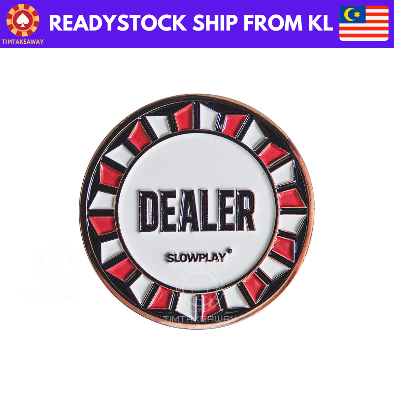 SLOWPLAY Casino Grade Pro Dealer Button for Texas Holdem Poker 2 Inch ...