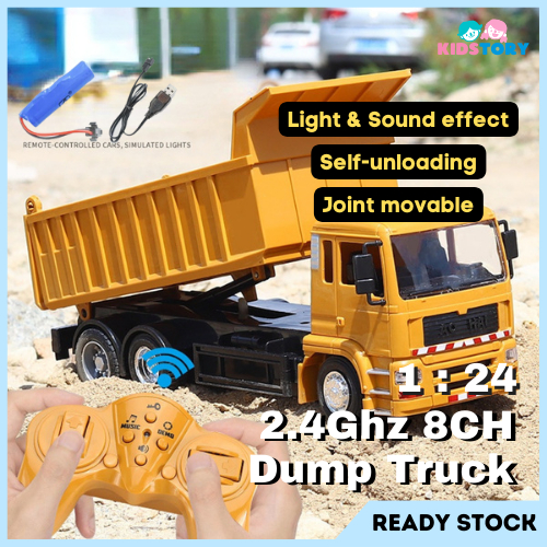 1:24 8 Channel Dumper Truck Control Lorry Remote Control Dump Truck ...