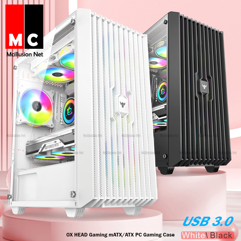 OX HEAD THV2 Computer Desktop Case Gaming Casing | Shopee Malaysia