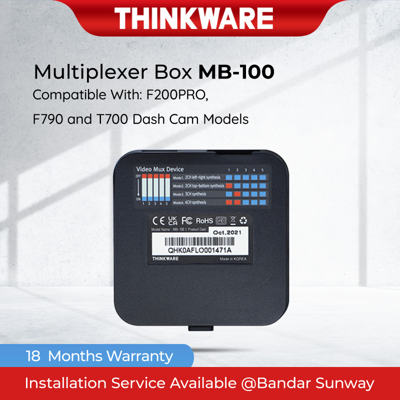 Thinkware Multiplexer Box MB-100 & Camera Set︱F790︱F200 Pro︱X700︱T700 ...