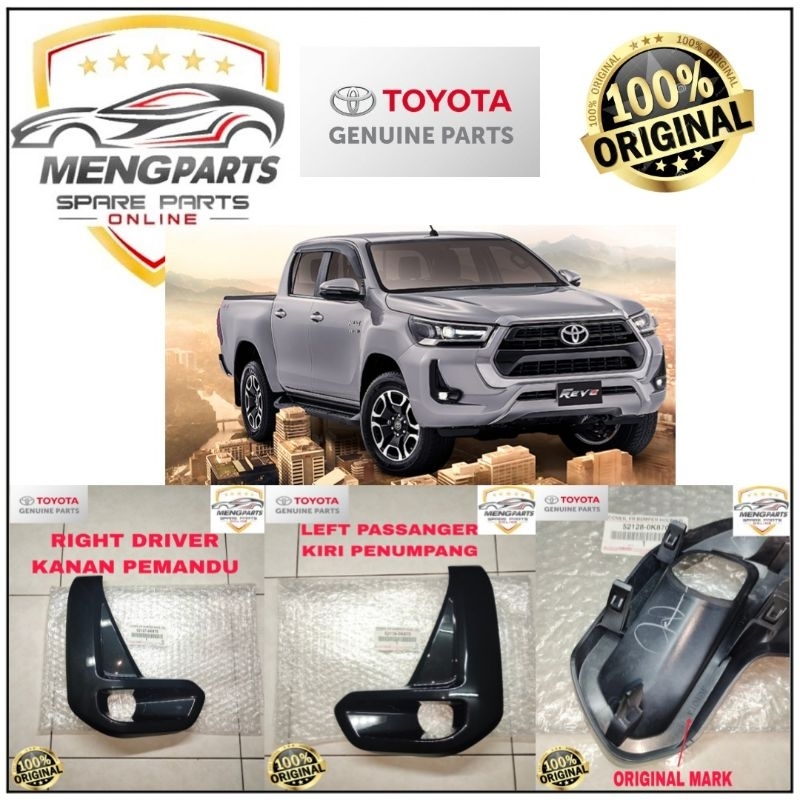 ORIGINAL 💯% TOYOTA HILUX REVO ROCCO ROGUE Z-EDITION GUN135 2021Y-2023Y FOG LAMP COVER 52127 ...