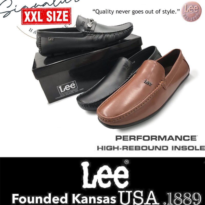 Lee PLUS SIZE XXL Premium Quality Men’s Formal Casual Loafers Shoes ...