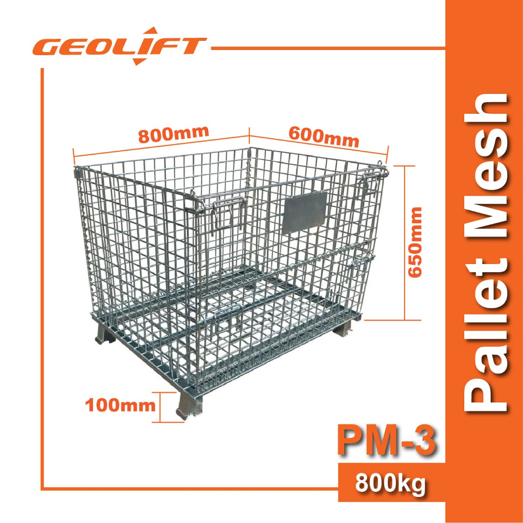 GEOLIFT PM-3 (800kg) - Pallet Mesh Pallet Cages | Shopee Malaysia