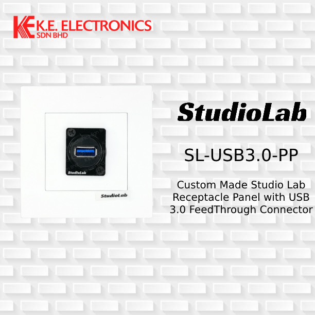 Studio Lab Custom Made Receptacle Panel with USB 3.0 Feedthrough ...