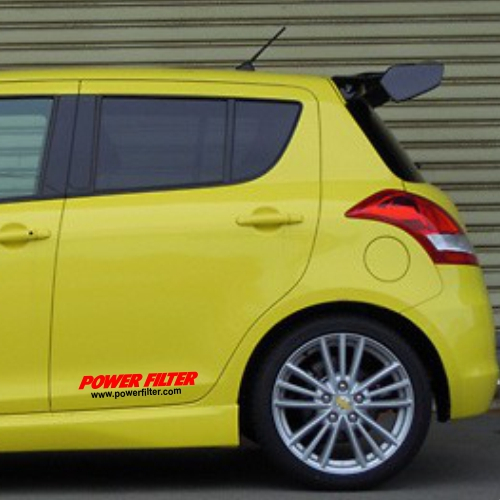 POWERFILTER Suzuki Swift Sport ZC21 ZC31S ZC32S ZC33S Sticker / Decal ...
