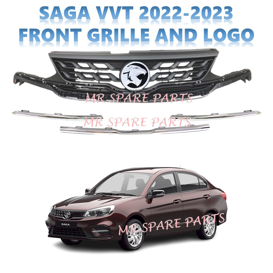 PROTON SAGA VVT MC2 2022-2024 FRONT GRILLE & LOGO | Shopee Malaysia