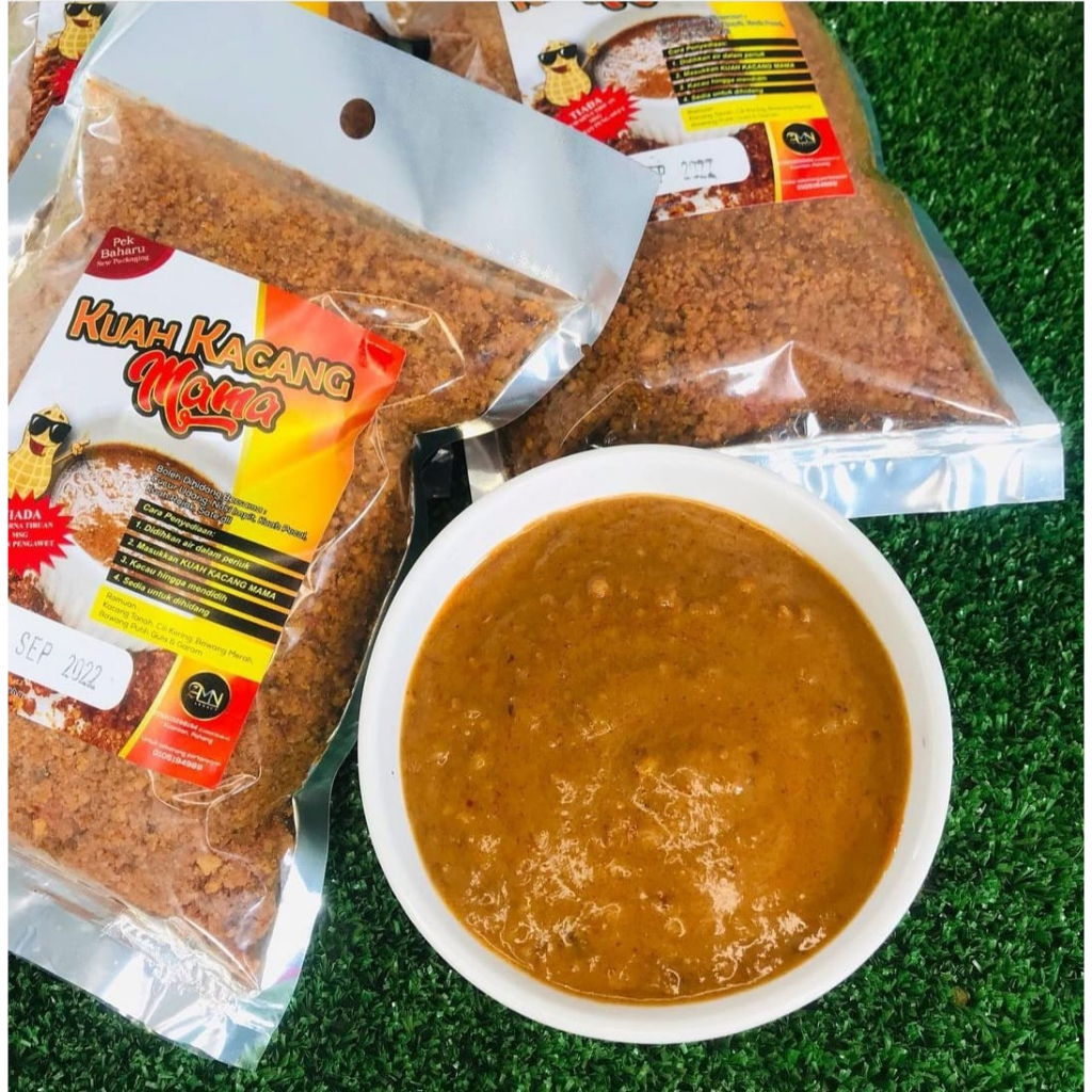 Kuah Kacang Mama HomeMade, Kuah Sambal Ketupat Segera, Rasa Asli Ori ...