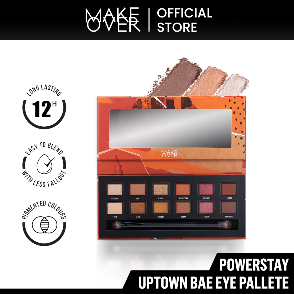 MAKE OVER Powerstay Eye Palette (12 x 0.4g) | Shopee Malaysia