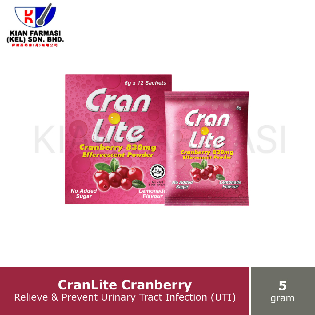 CranLite Cranberry 5g sachet - 1 Sach (Air Kencing Dedah) | Shopee Malaysia