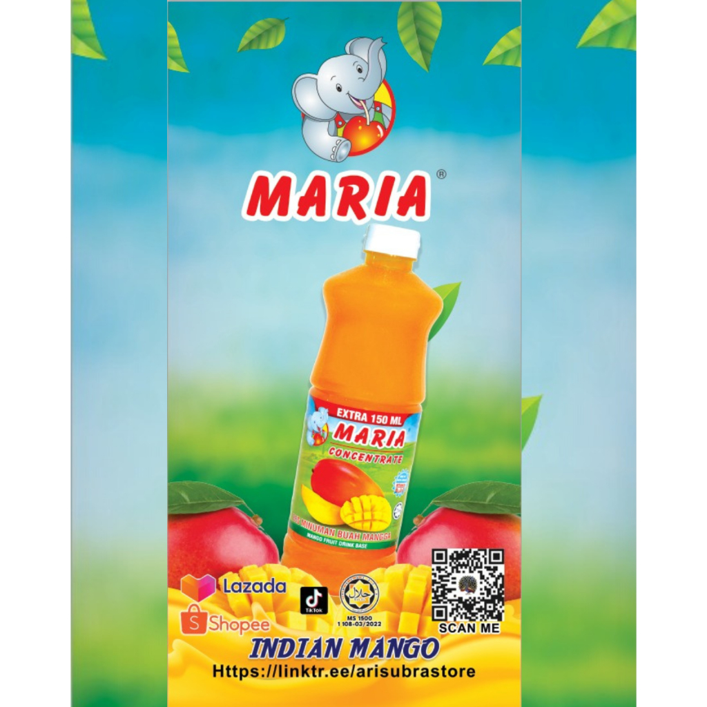 MARIA MANGO CONCENTRADE JUICE 1L | Shopee Malaysia