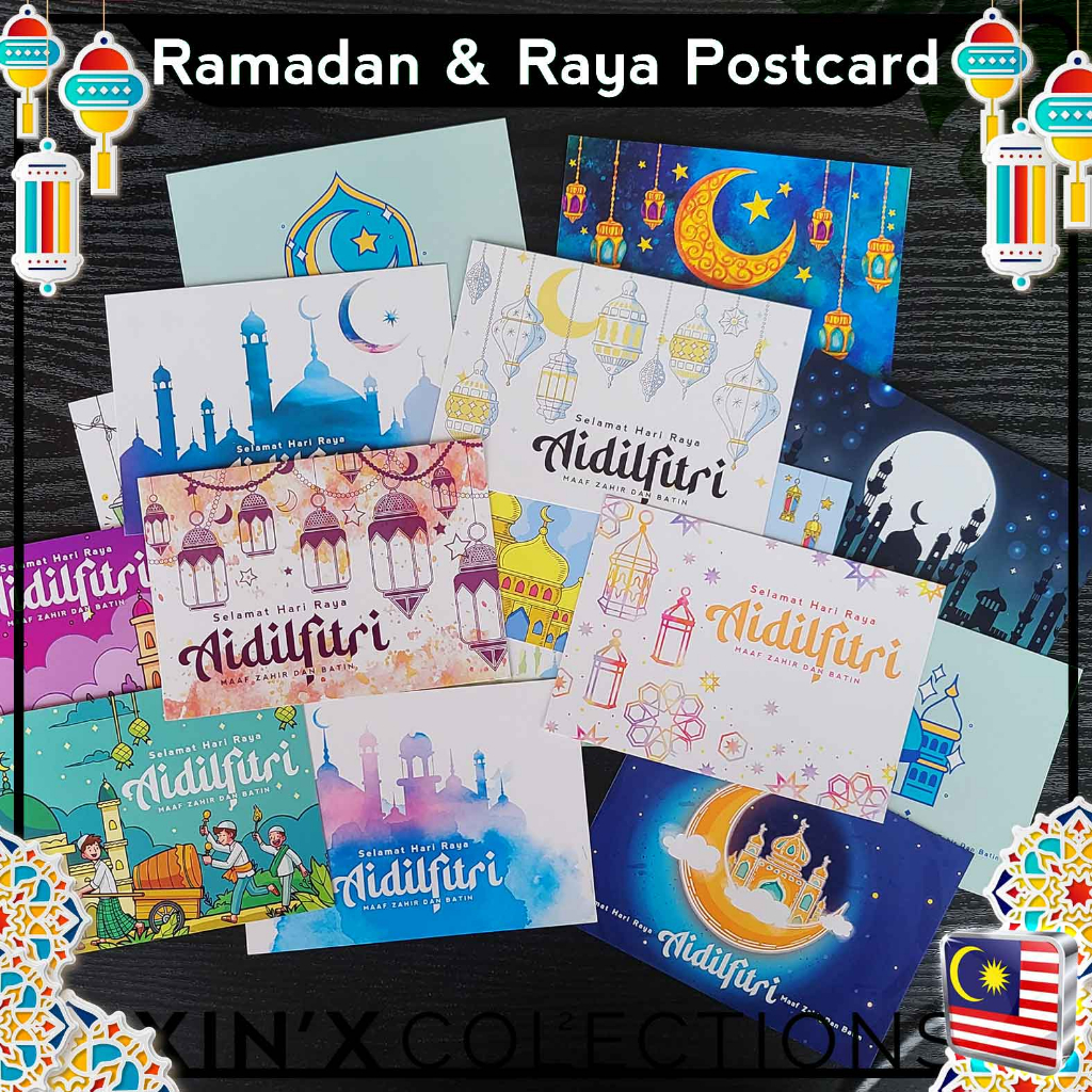 🇲🇾 POSTCARD Door Gift Festival Card Gift Kad UCAPAN 明信片 Post Cards ...