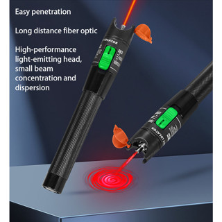 30mW 30km Fiber Optic Laser Tester Visual Fault Locator Red Light Pen ...