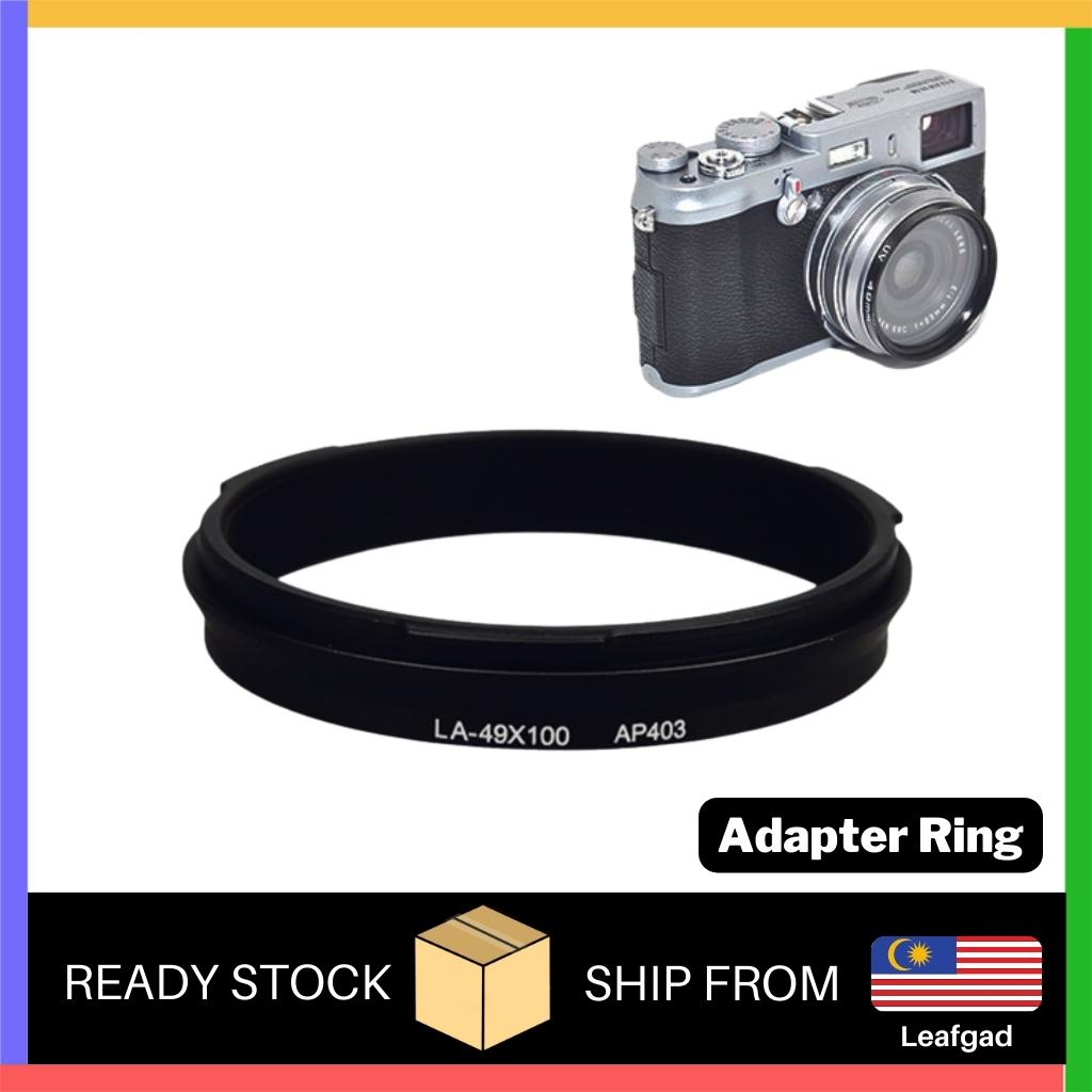KIWIFOTOS LA-49X100 Adapter Ring for Fuji Fujifilm X100 X100s Camera A ...
