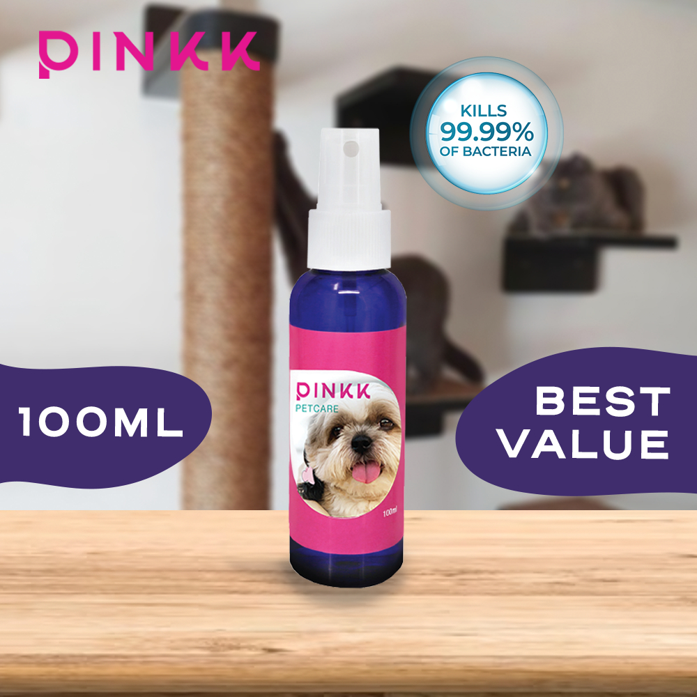 Pinkk Petcare Ionic Silver Spray (100ml) | Silver Ion, Antibacterial, Antiviral, Antifungal ...