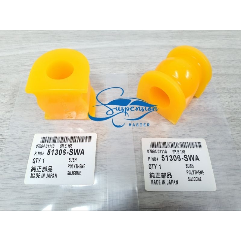 2 IN 1 SET -(POLYTHENE SILICONE) - FRONT STABILIZER BUSH - HONDA CRV ...