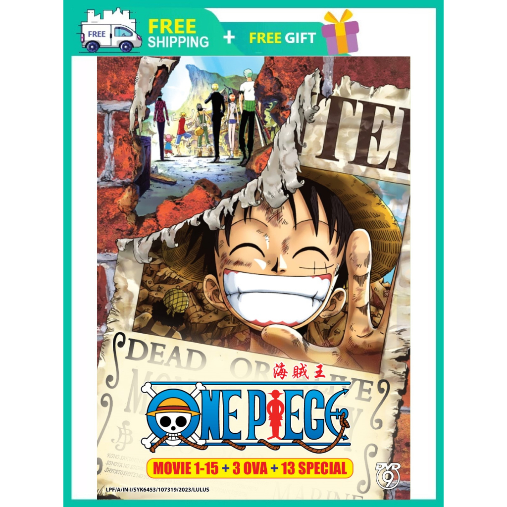 ONE PIECE MOVIE COLLECTION + SPECIAL + OVA 海贼王 ( ANIME MOVIE DVD : 2000 ...