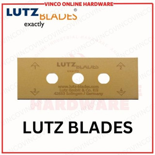 Original Lutz Blades Exactly 3 Holes Made in Germany Square End Carbon ...
