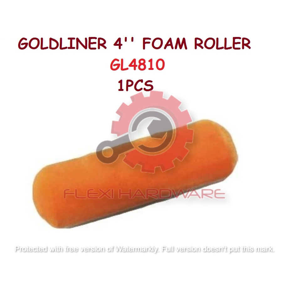 [100% ORIGINAL] GOLDLINER 4” ORANGE FOAM PAINT ROLLER REFILL - GL4810 ...