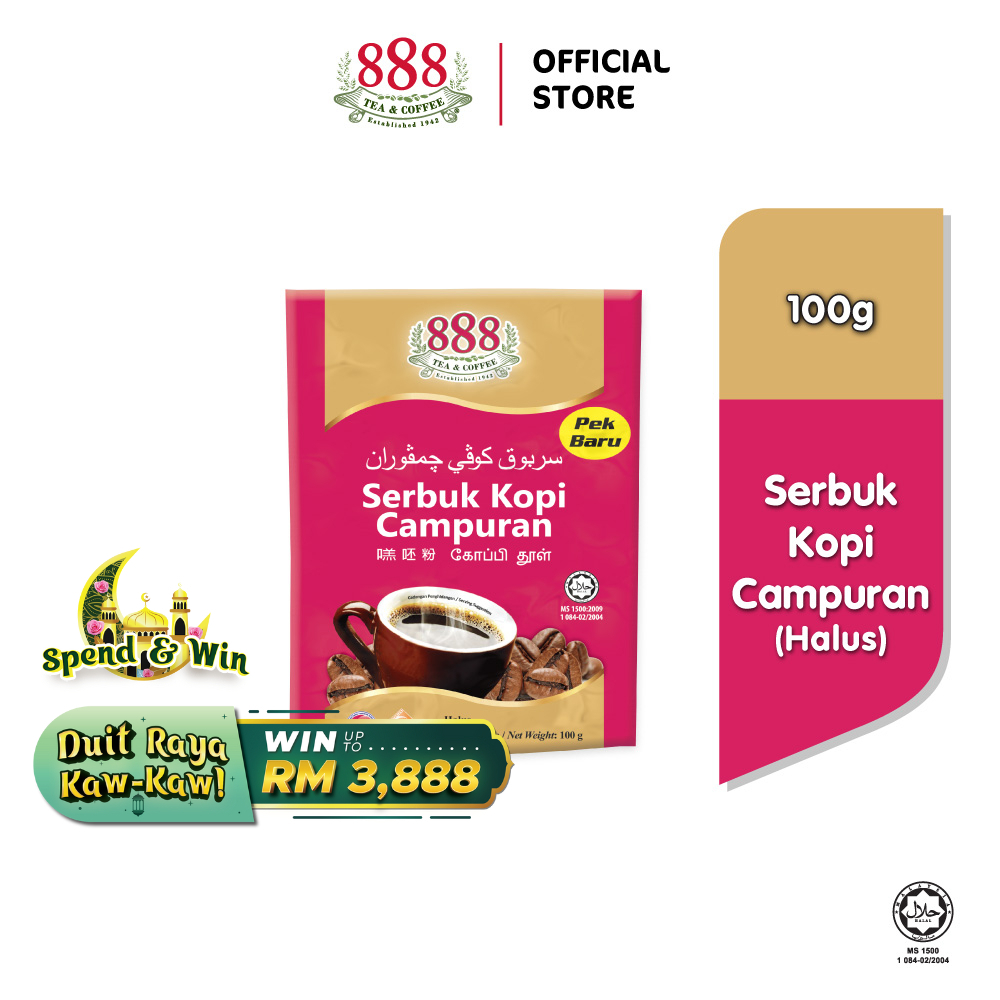 888 Premium Coffee Powder - Fine (100g) | Shopee Malaysia