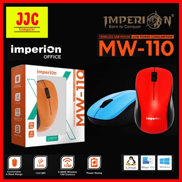 IMPERION MW-110 | WIRELESS USB MOUSE | Shopee Malaysia