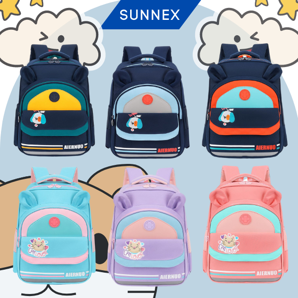 15 Inch Cartoon Kindergarten Kids Travel & School Bag Sekolah Beg Roda ...