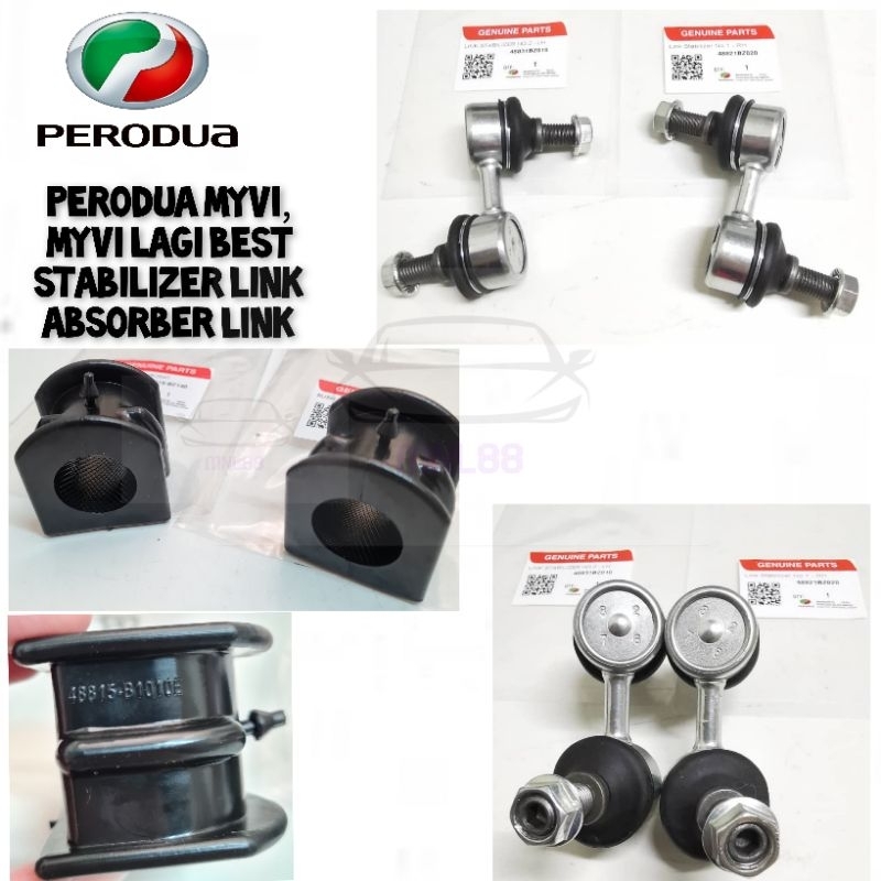 Perodua Myvi Old Myvi Lagi Best Front Stabilizer Link Absorber Link And Stabilizer Bar Bush ...
