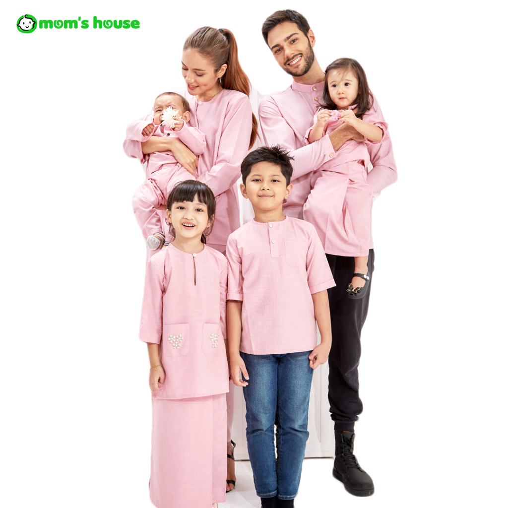 Baju Raya By Laboo Set Family Sedondon 15 Warna - Dusty Pink/Pink ...
