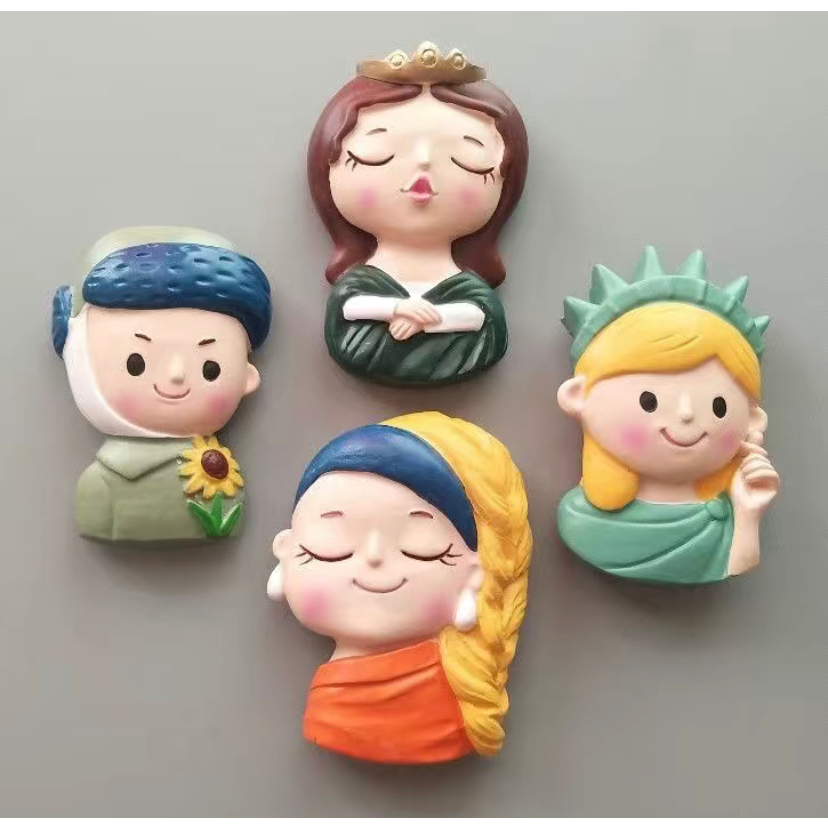 DIY / Colouring / Painting Mini Plaster/Gypsum Cute Cartoon Figure ...