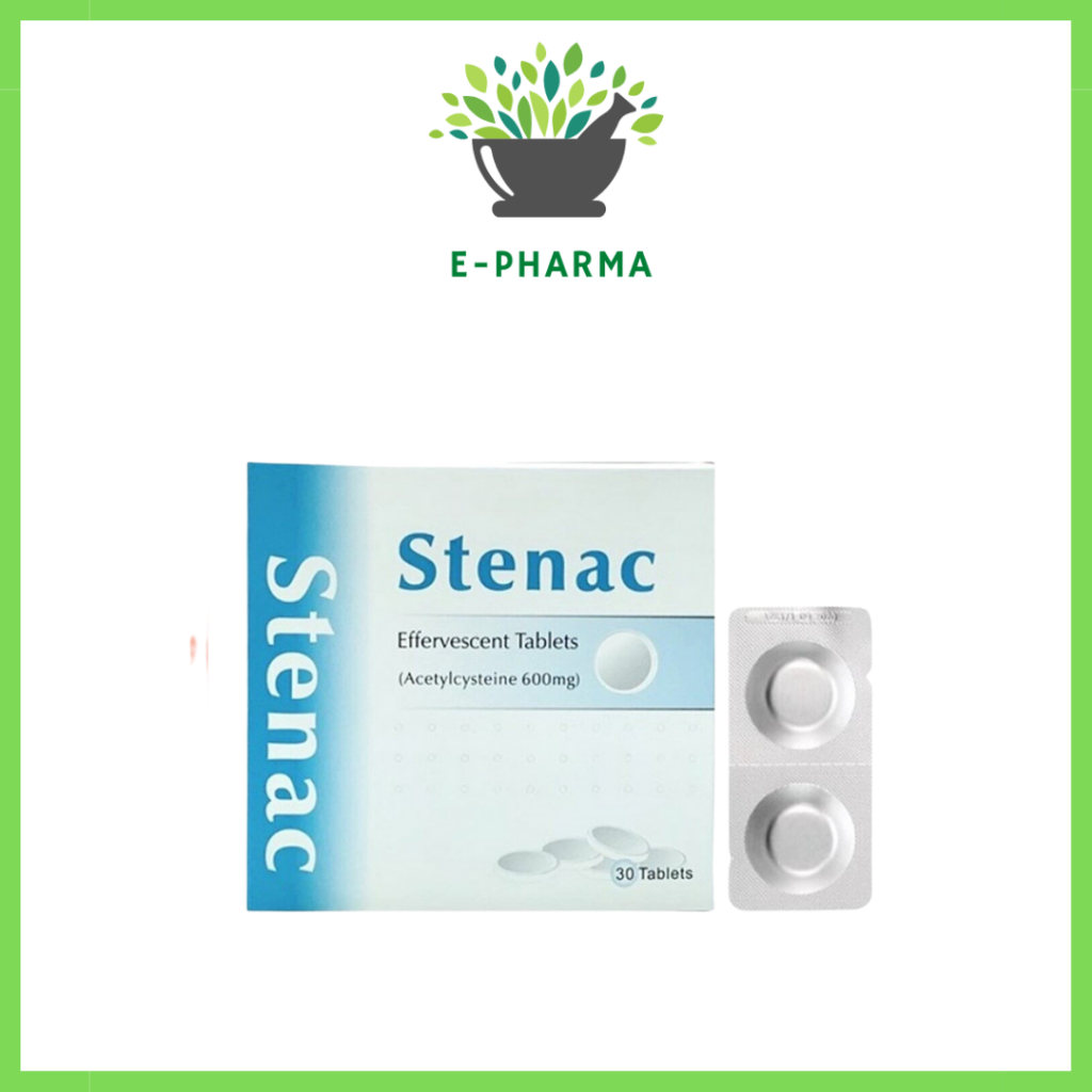 Stenac Effervescent 600mg 15x2s | Shopee Malaysia