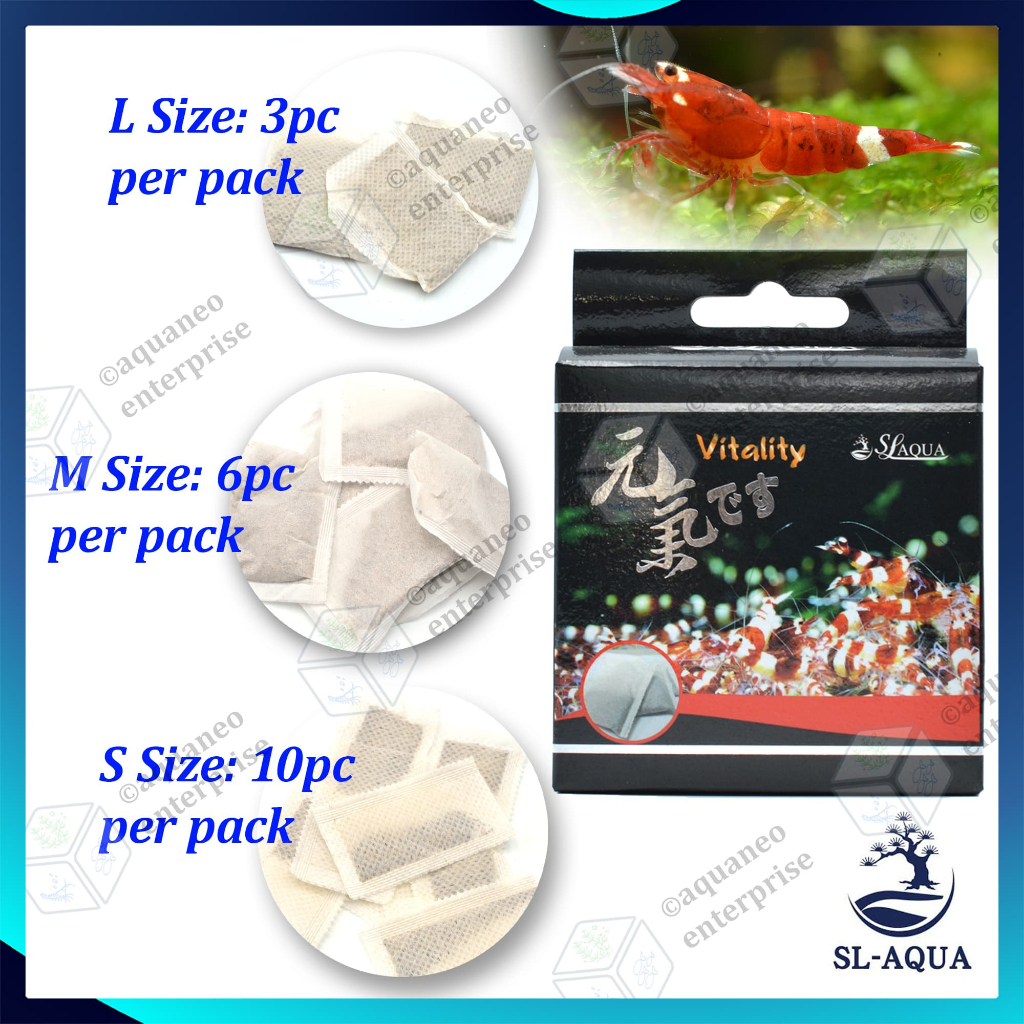 SL Aqua Vitality Bacteria and Minerals Bag S M L | shrimp tank shrimp ...
