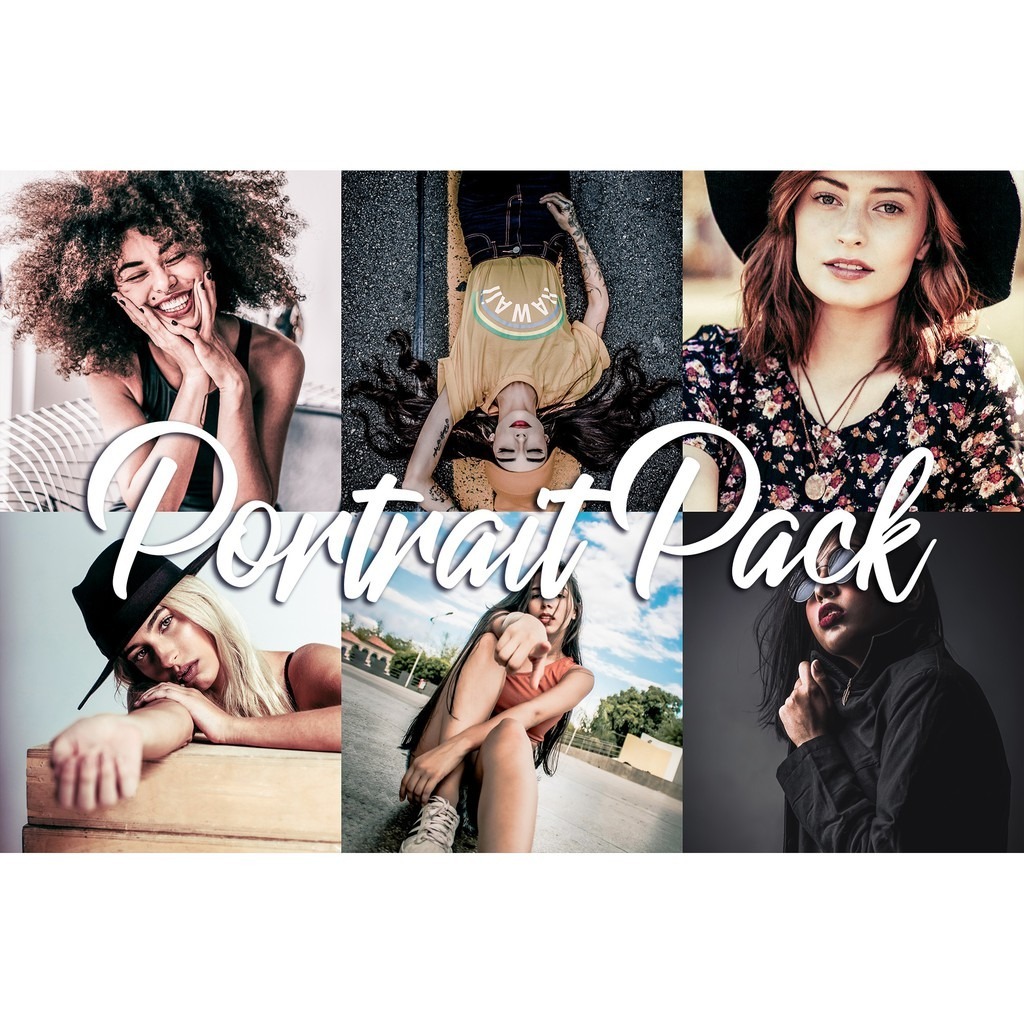 Portrait Pack Lightroom Presets | Desktop + Mobile | Preset | Shopee ...
