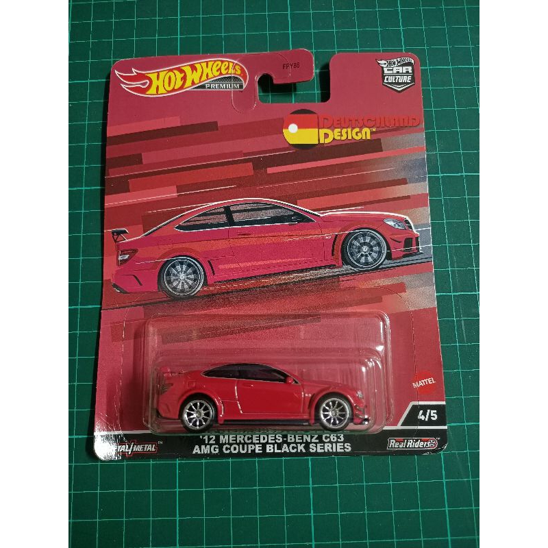 12 Mercedes Benz c63 c 63 AMG coupe series hot wheels mattel diecast 1/ ...