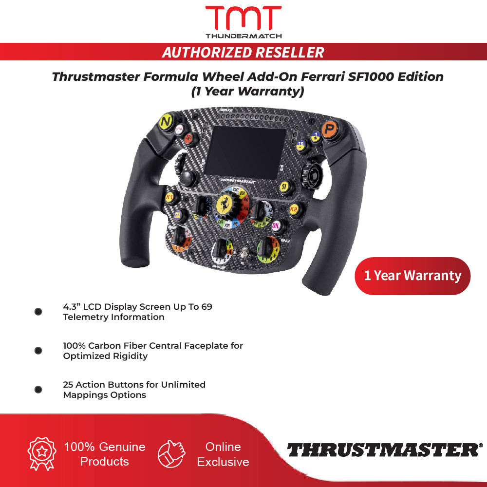Thrustmaster Racing Steering Wheel Add-ons | Ferrari SF1000 Edition ...